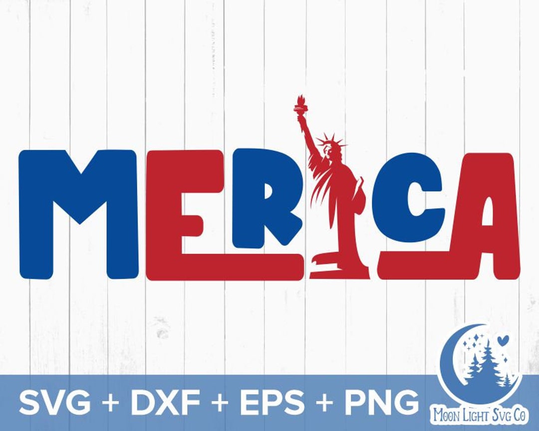 Merica Svg File, America Svg, Usa Svg, July 4th Svg, Patriotic Svg, Svg ...