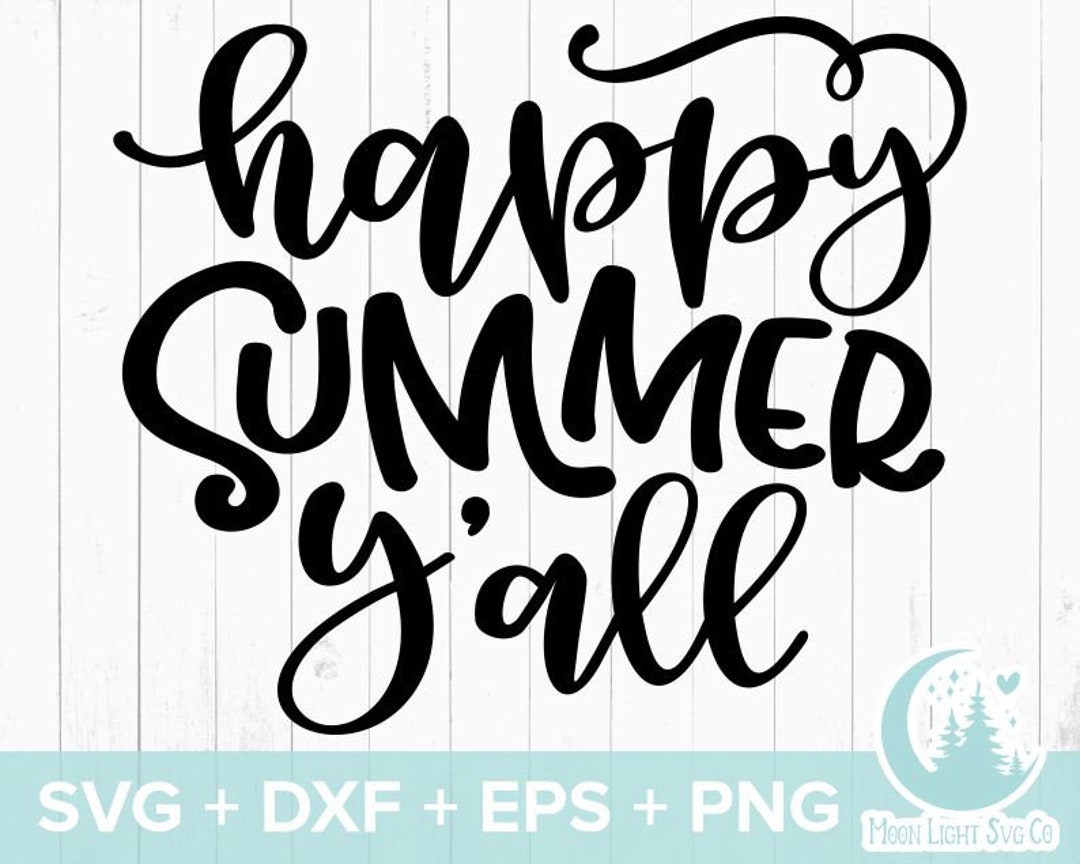 Happy Summer Y'all Svg Hello Summer Svg Summer Beach - Etsy