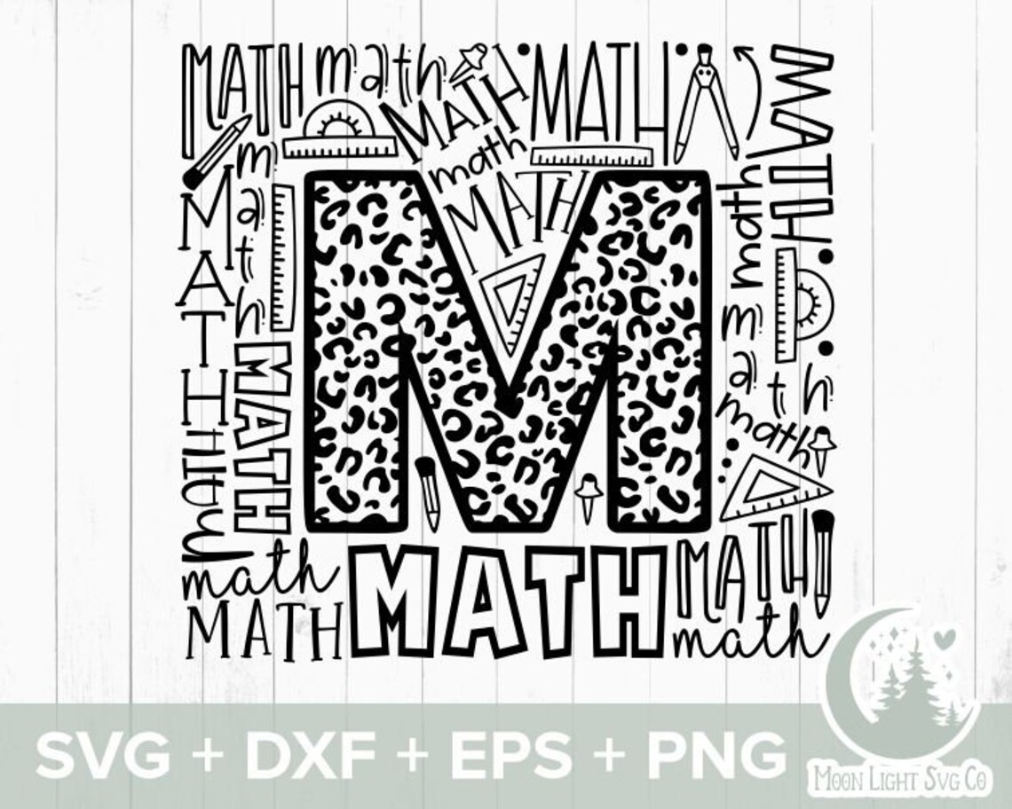 Math Typography Svg Math Typography Shirt Svg Dxf Eps Png - Etsy