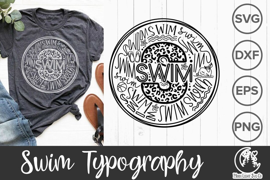 Swim Typography Svg, Swimtypography Shirt, Swim Team Svg, Sport Svg ...