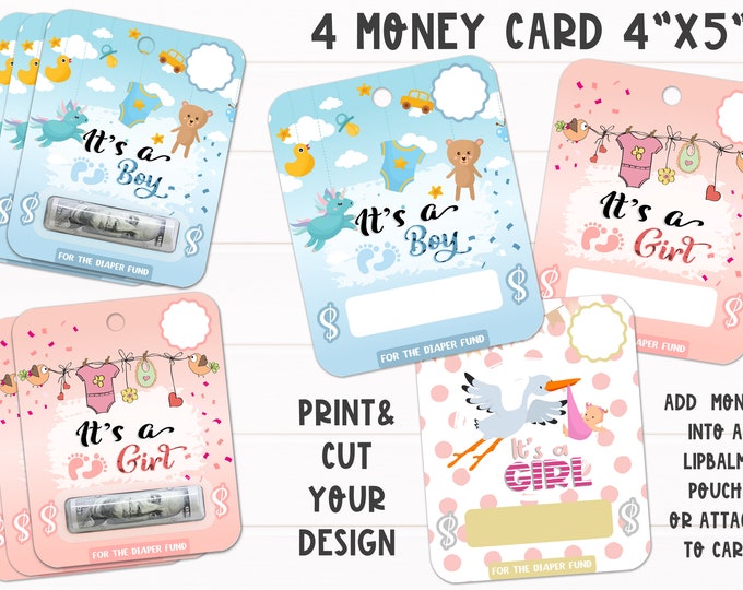 Baby Gift Money Card Baby Shower Gift New Mom Gift Cash Gift for Baby ...