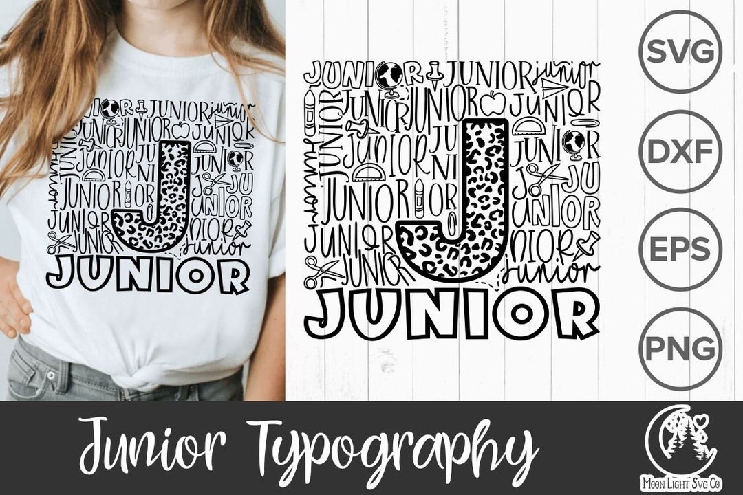 Junior 11th Grade Typography Svg, Junior 11th Gradetypography Shirt ...