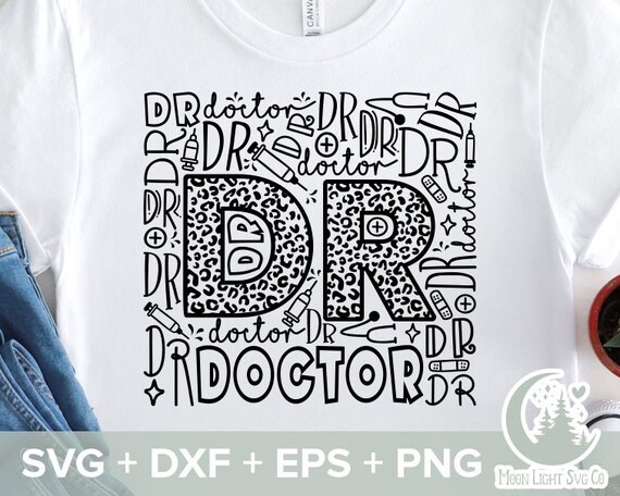 Doctor Typography Svg Doctor Typography Shirt Hospital Svg - Etsy
