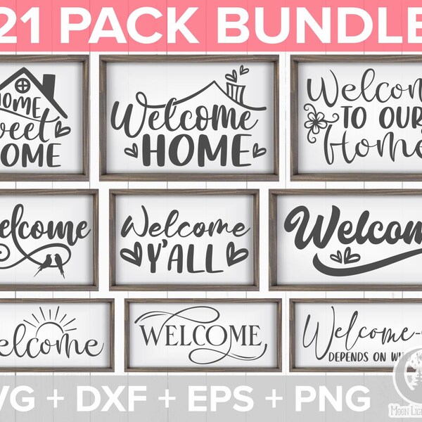 Welcome Svg File - Etsy