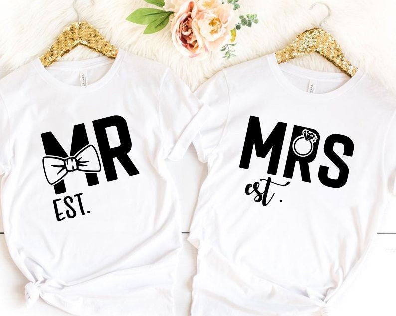 Couples Shirts Svg Bundle Matching Shirt Svg Anniversary - Etsy