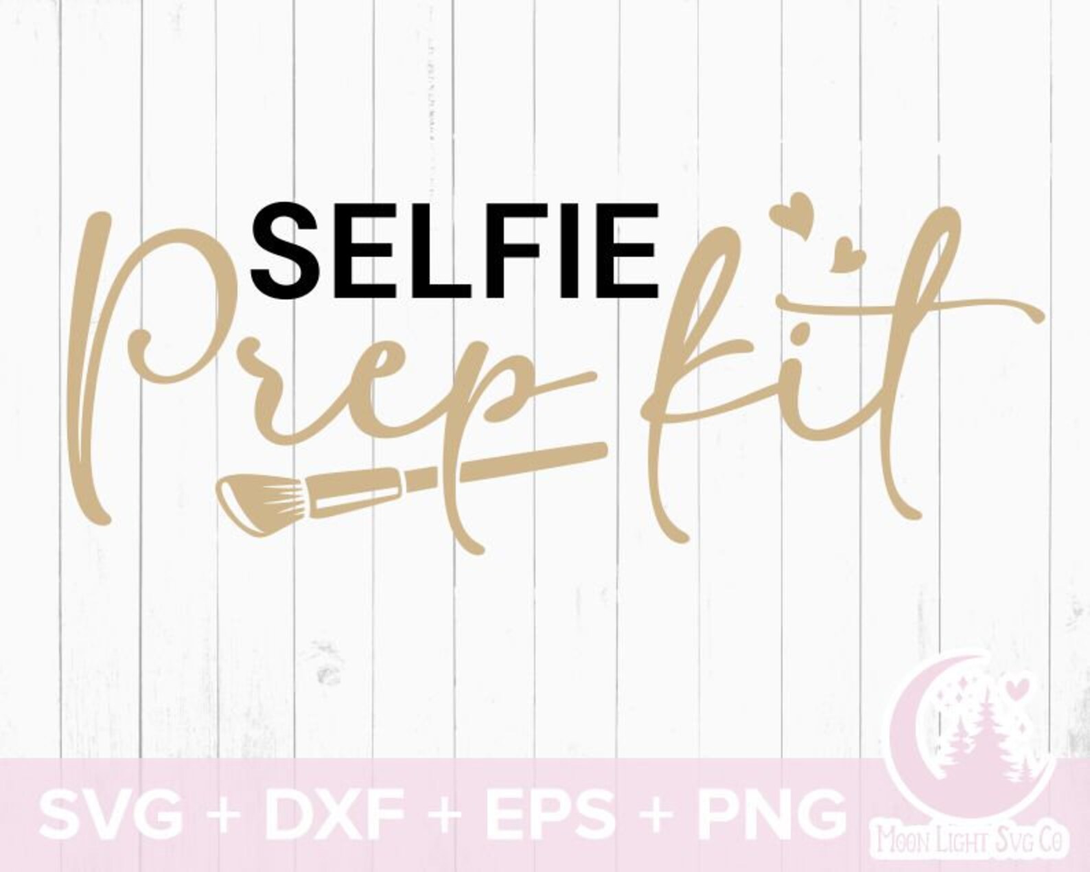 Selfie Prep Kit Svg Makeup Bag Svg Svg Dxf Eps Png Files for - Etsy