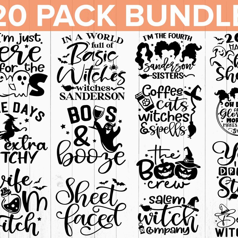 Halloween Vector Bundle - Etsy