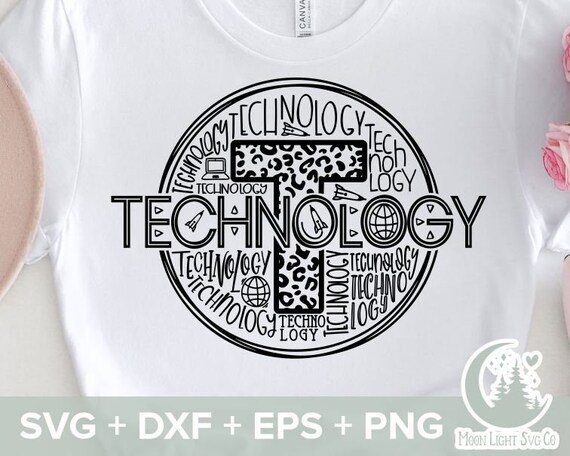 Technology Typography Svg Technology Typography Shirt Svg - Etsy