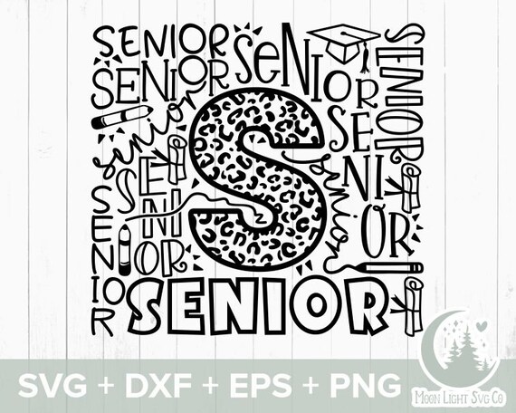 Senior Typography Svg Senior Typography Shirt First Day of - Etsy