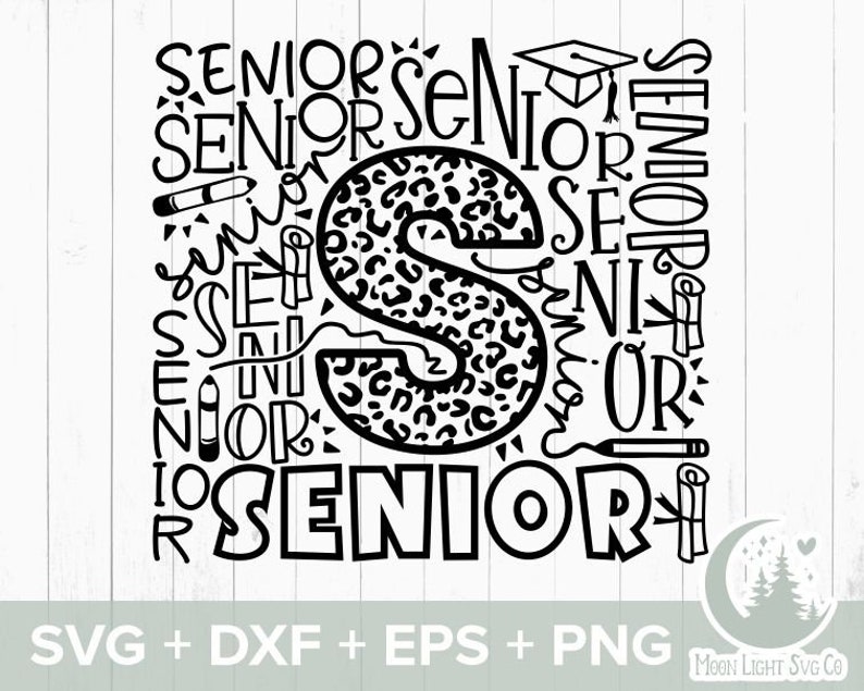Senior Typography Svg Senior Typography Shirt First Day of - Etsy
