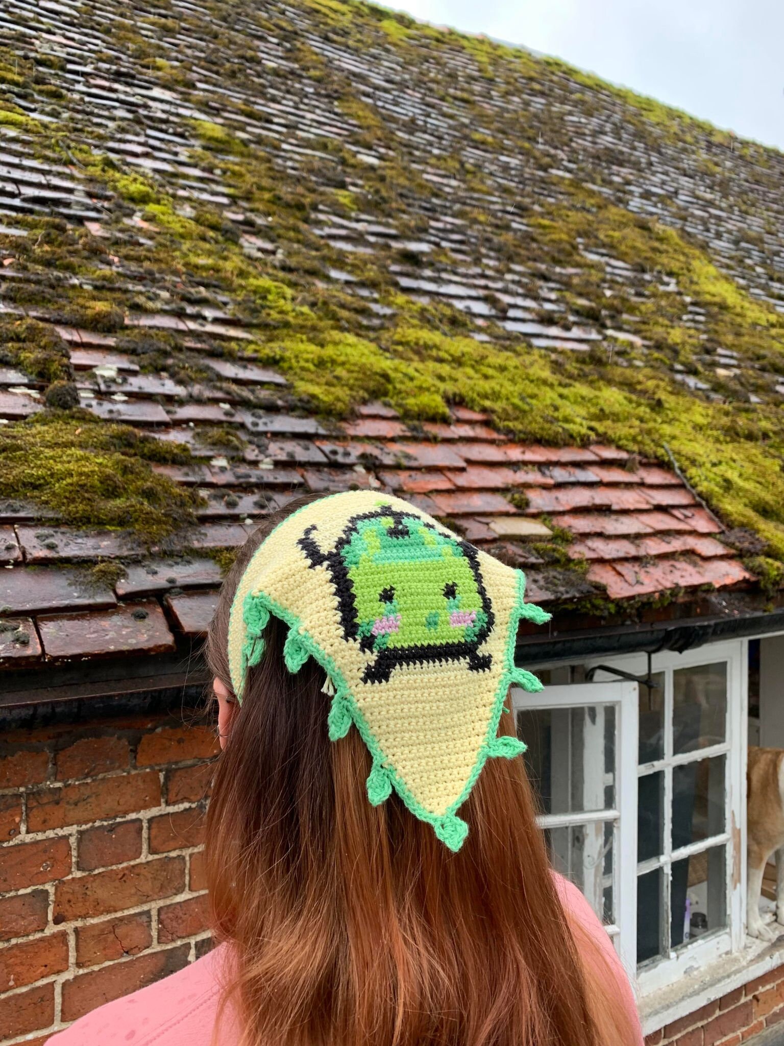 Happy Junimo Bandana Crochet Pattern - Stardew Valley Inspired - NOT A ...
