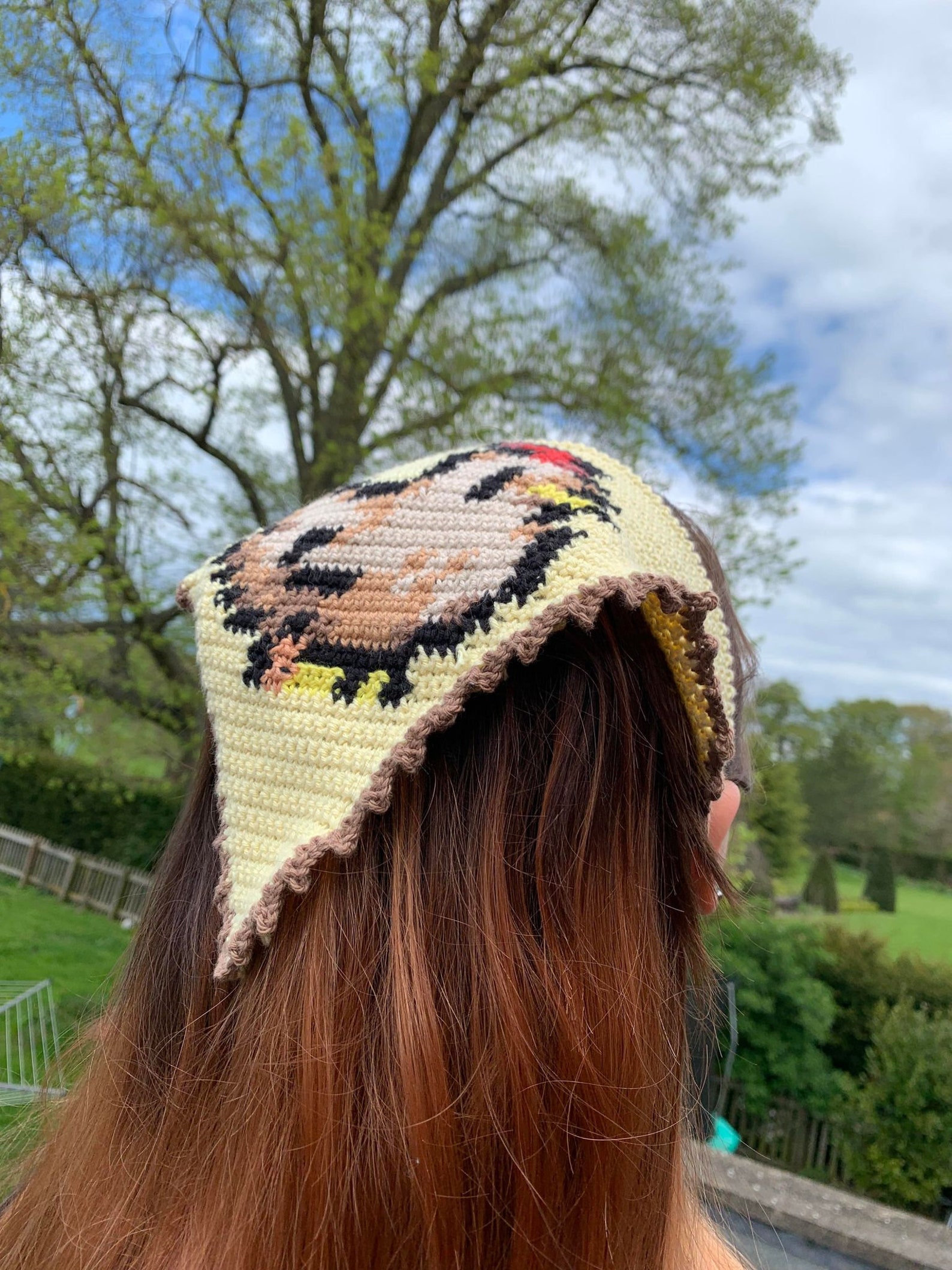 Pixel Chicken Bandana Crochet Pattern - Stardew Valley Inspired - NOT A ...