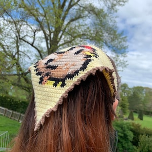 Pixel Chicken Bandana Crochet Pattern - Stardew Valley Inspired - NOT A ...