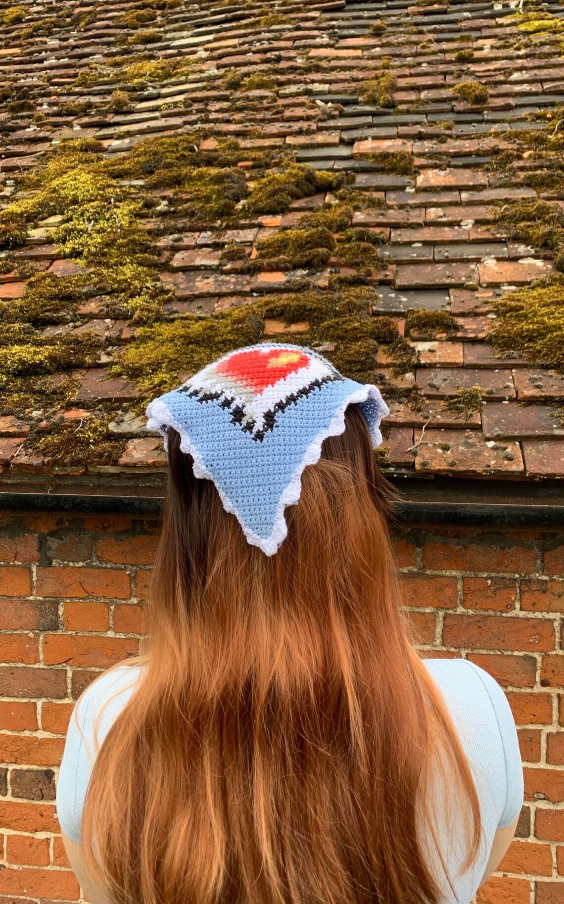 Pixel Heart Bubble Bandana Crochet Pattern - Stardew Valley Inspired ...