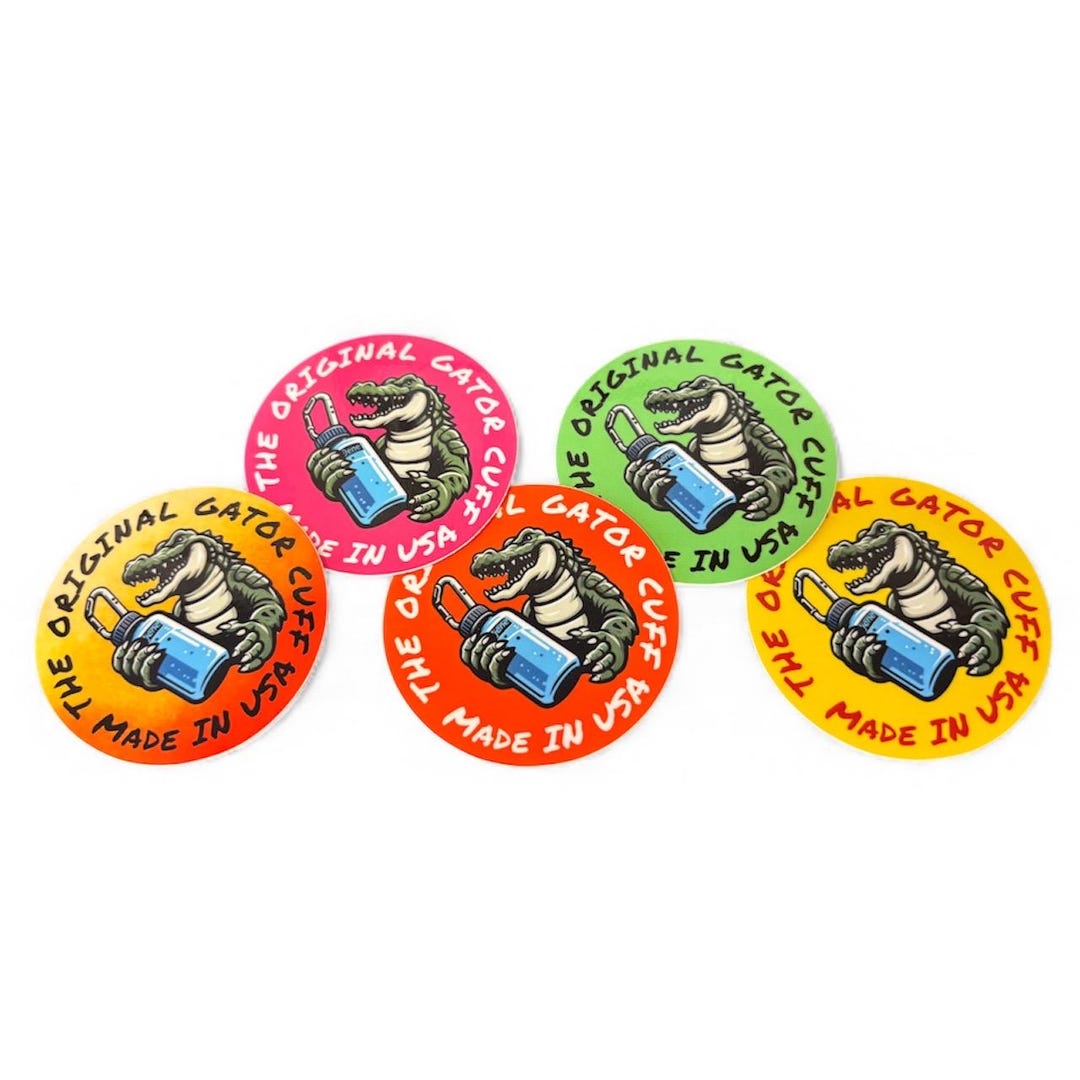 The Original Gator Cuff - Stickers! - Etsy