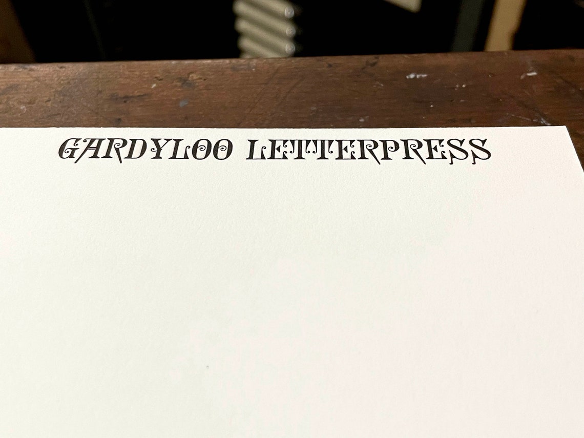 Letterpressed Type Specimen Broadside - 18pt. PACIFIC - With Jim ...