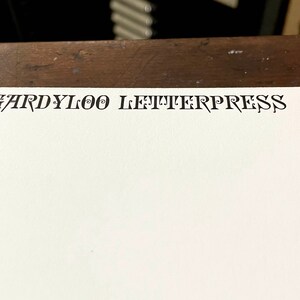 Letterpressed Type Specimen Broadside - 18pt. ENGRAVERS SHADED - With ...
