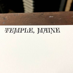 Letterpressed Type Specimen Broadside - 18pt. ENGRAVERS SHADED - With ...