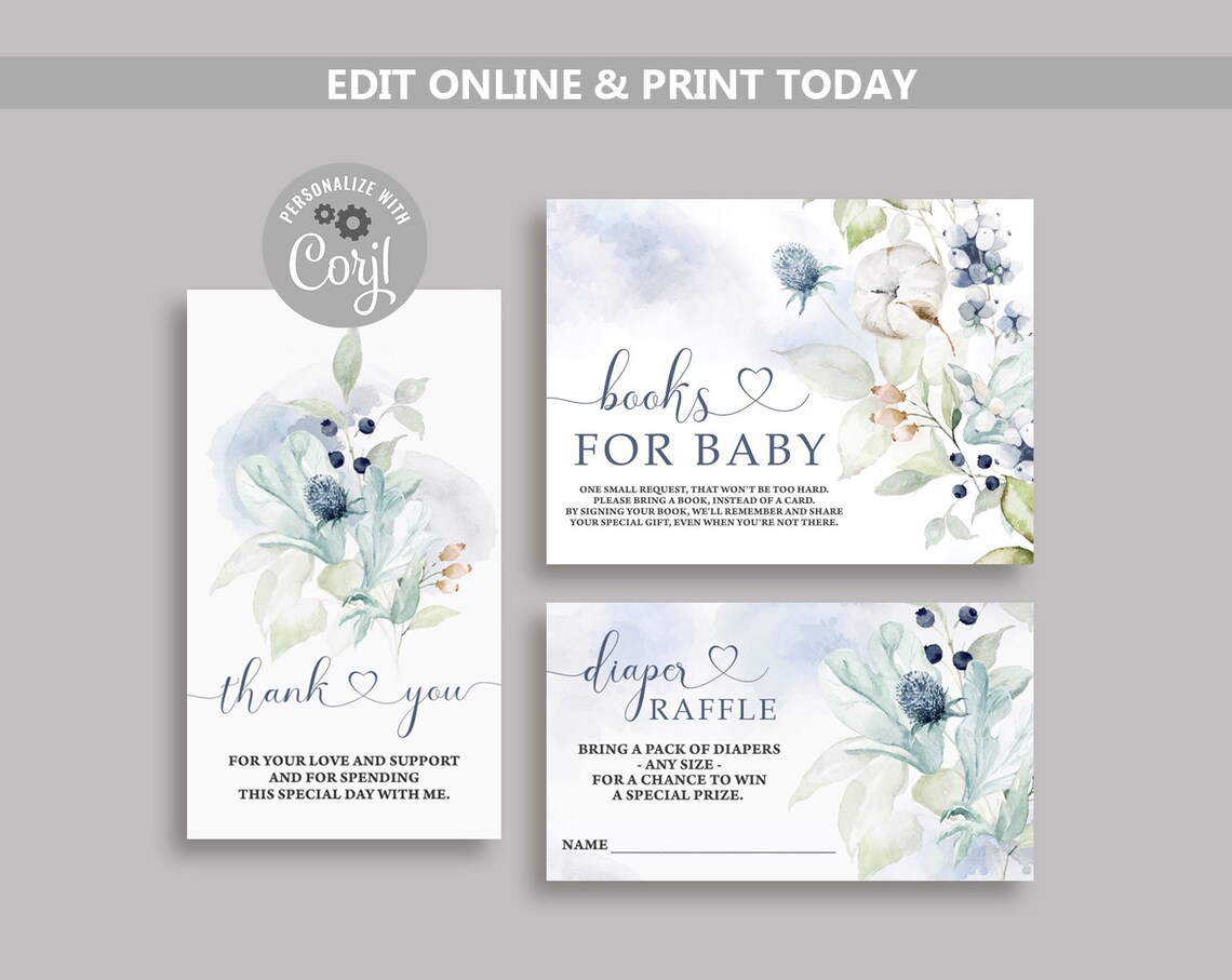 Winter Animal Baby Shower Invitation Set Arctic Animals Theme - Etsy