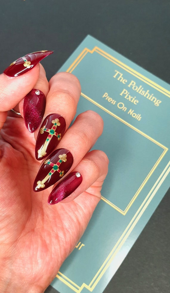 Gothic Regency Press on Nails Set - Etsy