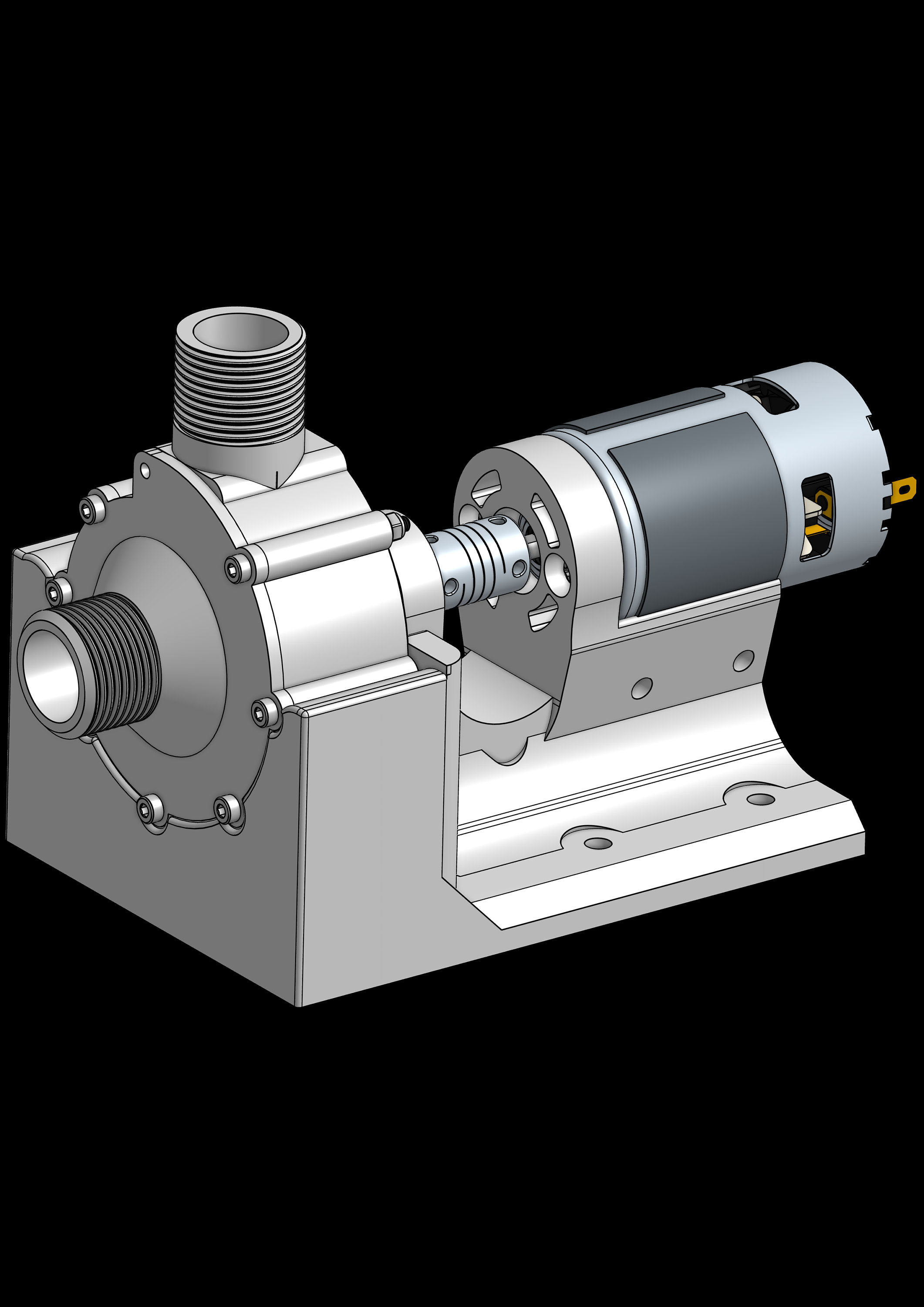 3D Printable Centrifugal Water Pump - Etsy