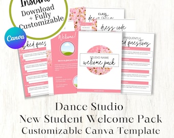 Dance Teacher Canva Template Dance Class Flyer Preschool - Etsy