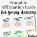 Printable Affirmation Cards for Young Dancers, Instant Download, Dance ...