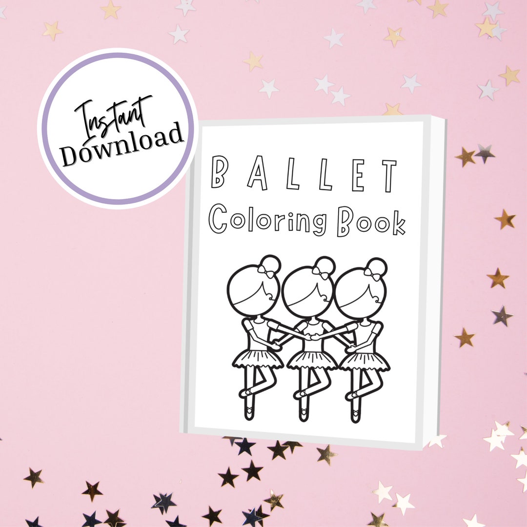 Ballet Coloring Book - Etsy