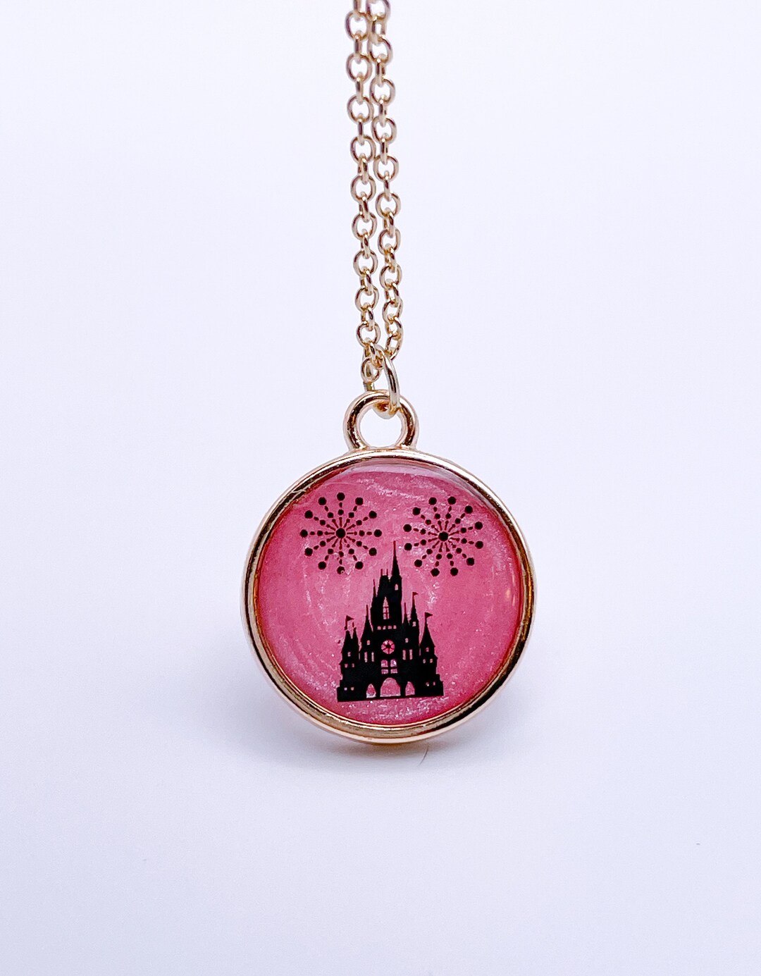 Castle Necklace | Cinderella Castle Necklace | Disney Castle Necklace ...