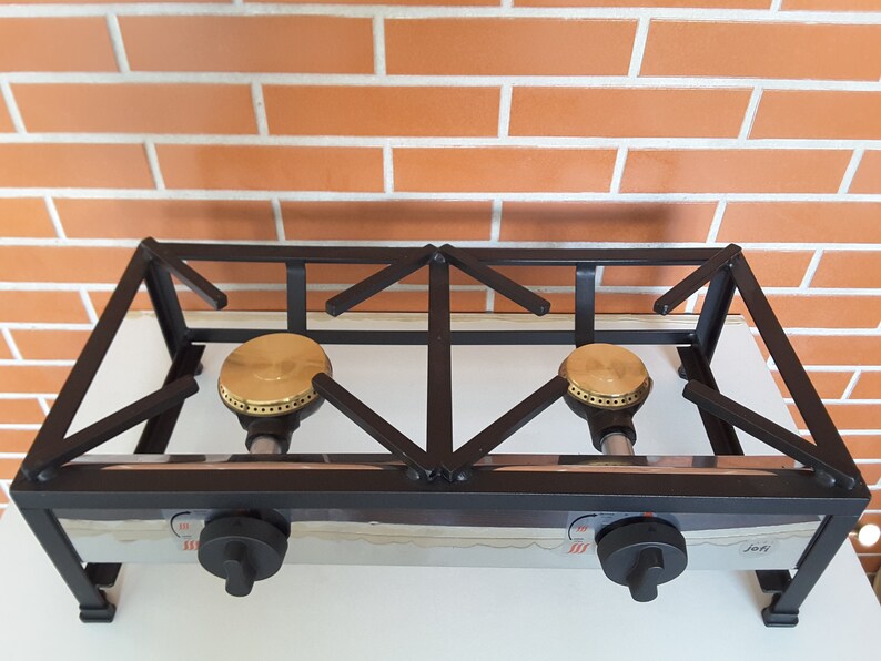 2-burner Gaskocher Gastoestel Gas Stove Set Stainless Steel Cooking ...