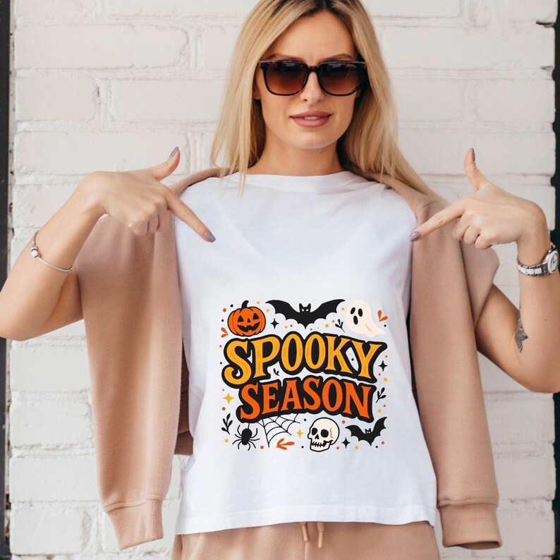 Halloween Doodle Font SVG: Spooky Letters, Alpha PNG (instant Download ...