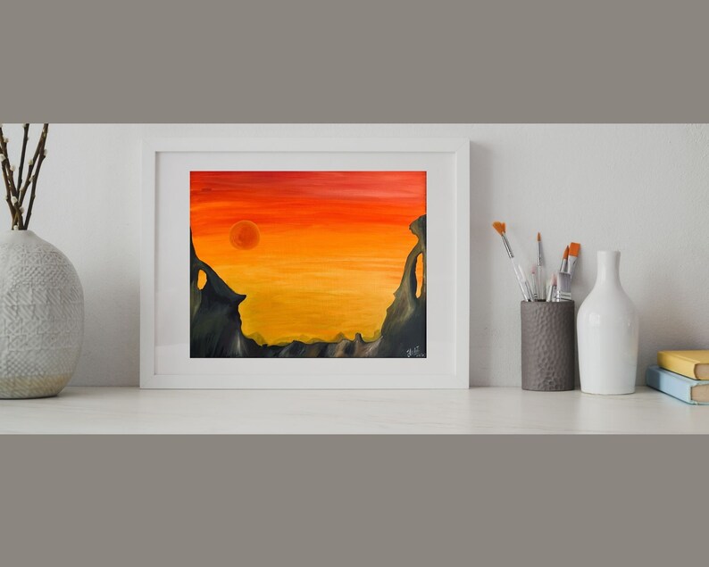 Digital Board Sunset - Etsy