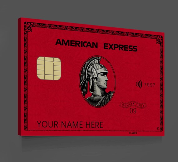 American Express Credit Card Back