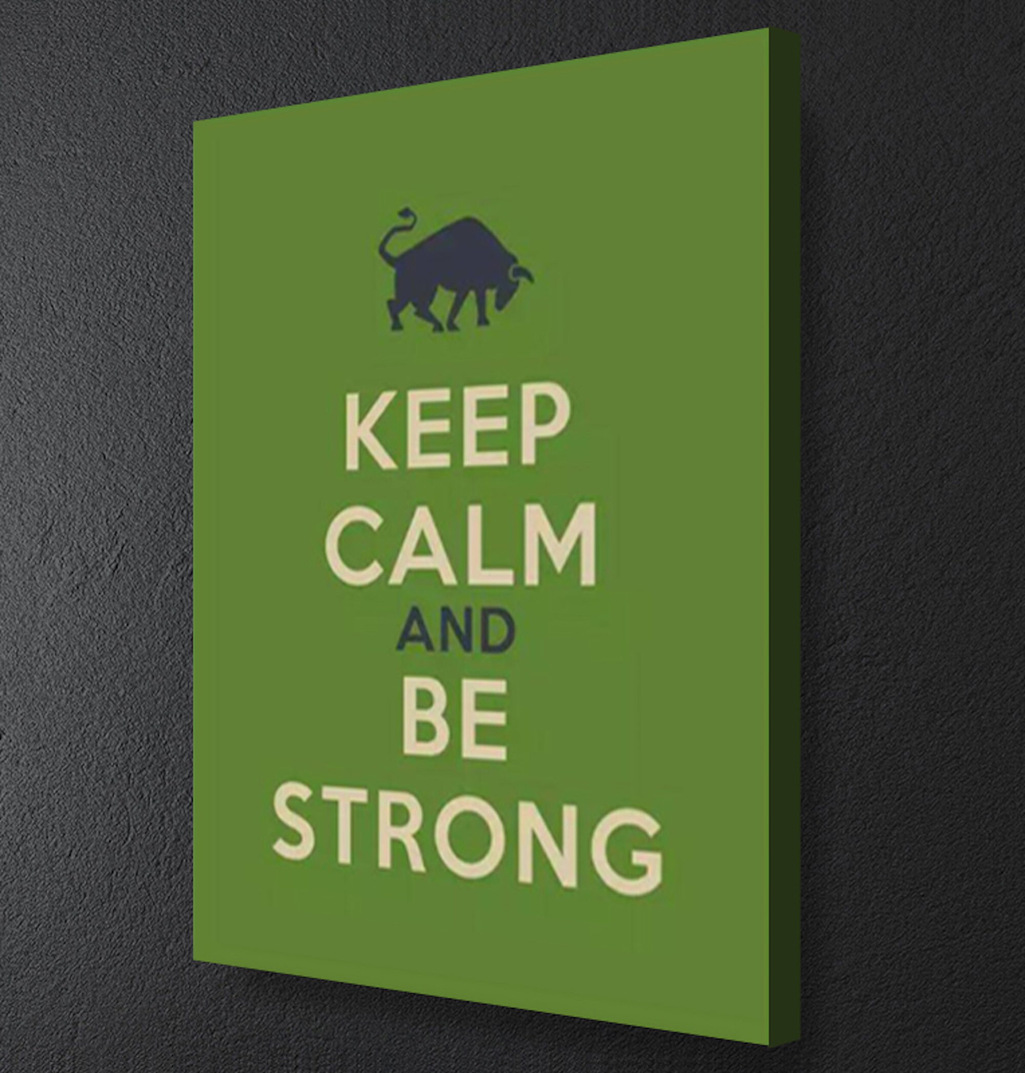 Green Keep Calm And Do Work