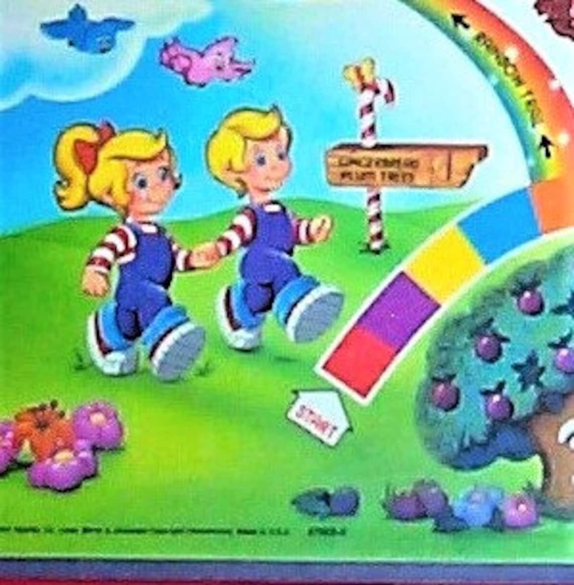 Vintage 1984 Candy Land Game Board With Handmade Frame - Etsy