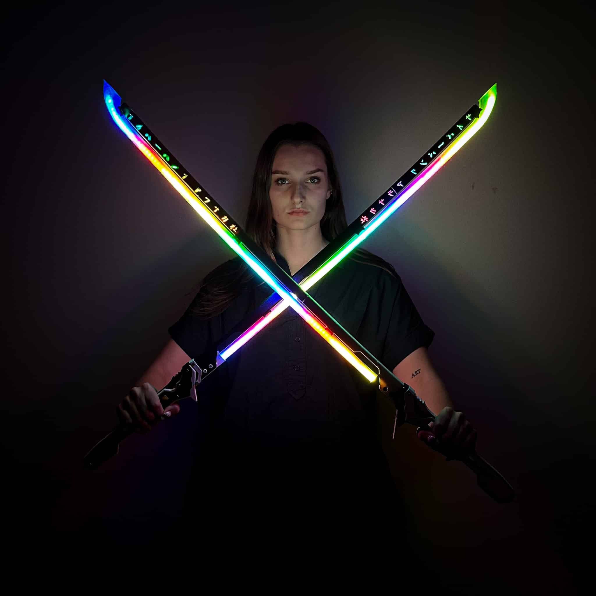 Arasaka Thermal Katana LED Cyberpunk 2077 Cosplay Props Collectable ...