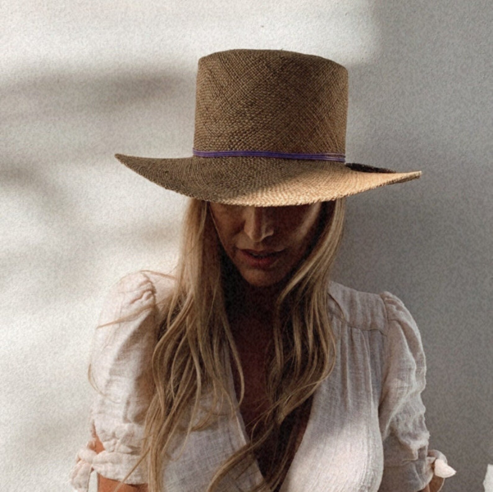 Custom Made Straw Hat "sand" - Etsy