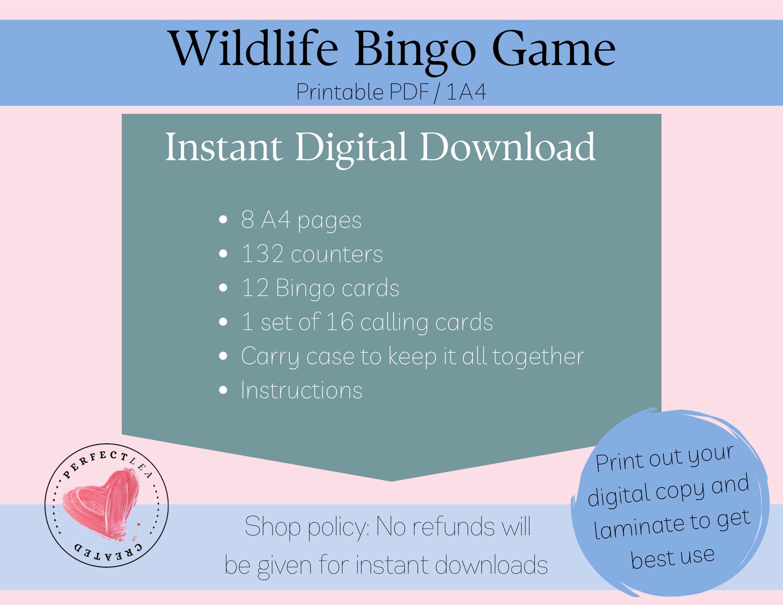 Wildlife Bingo Game Printable - Colourful UK Wildlife Bingo Cards ...