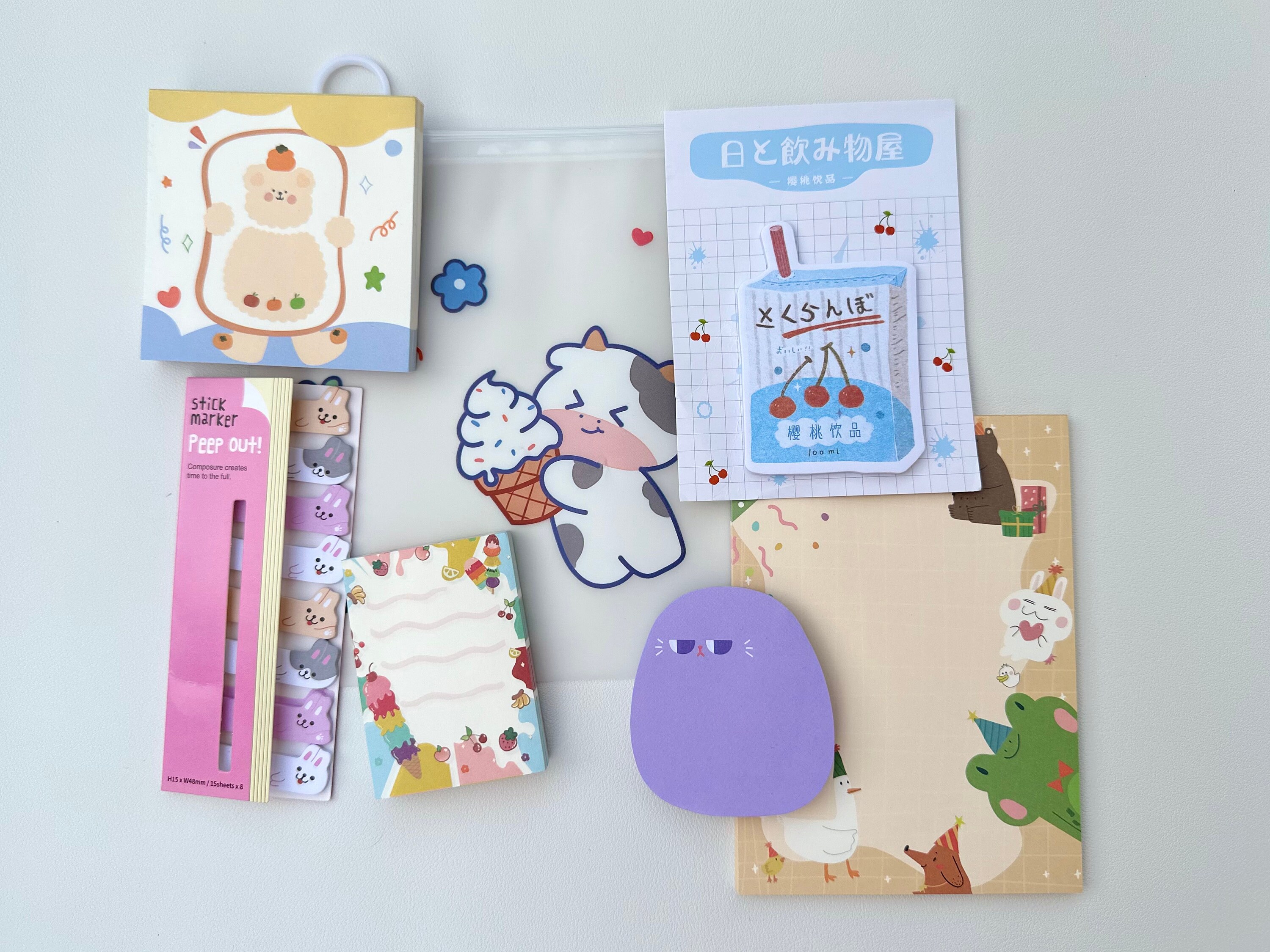 Mystery Sticky Note Bundle Japanese Stationery Party Bags - Etsy UK