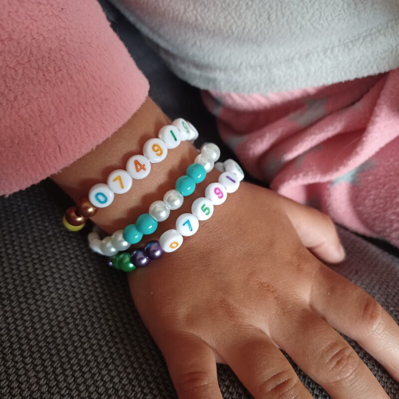 Childs Id Bracelet - Etsy
