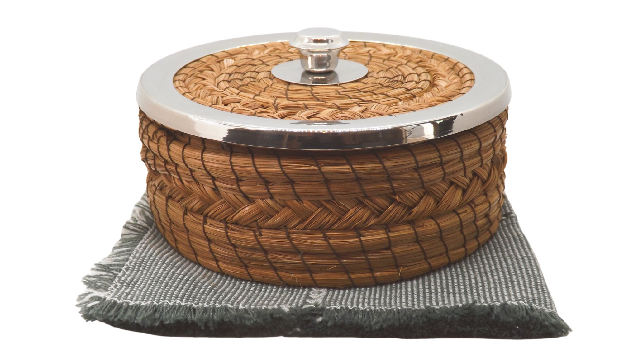 MEXTEQUIL Authentic Mexican Tortilla Warmer Basket Pine Needle ...