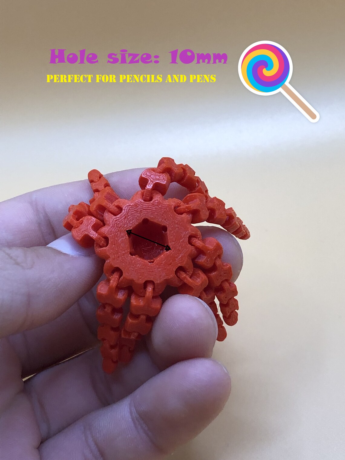 STL Fidget Pencil Straw Topper STL File for 3D Printing - Etsy