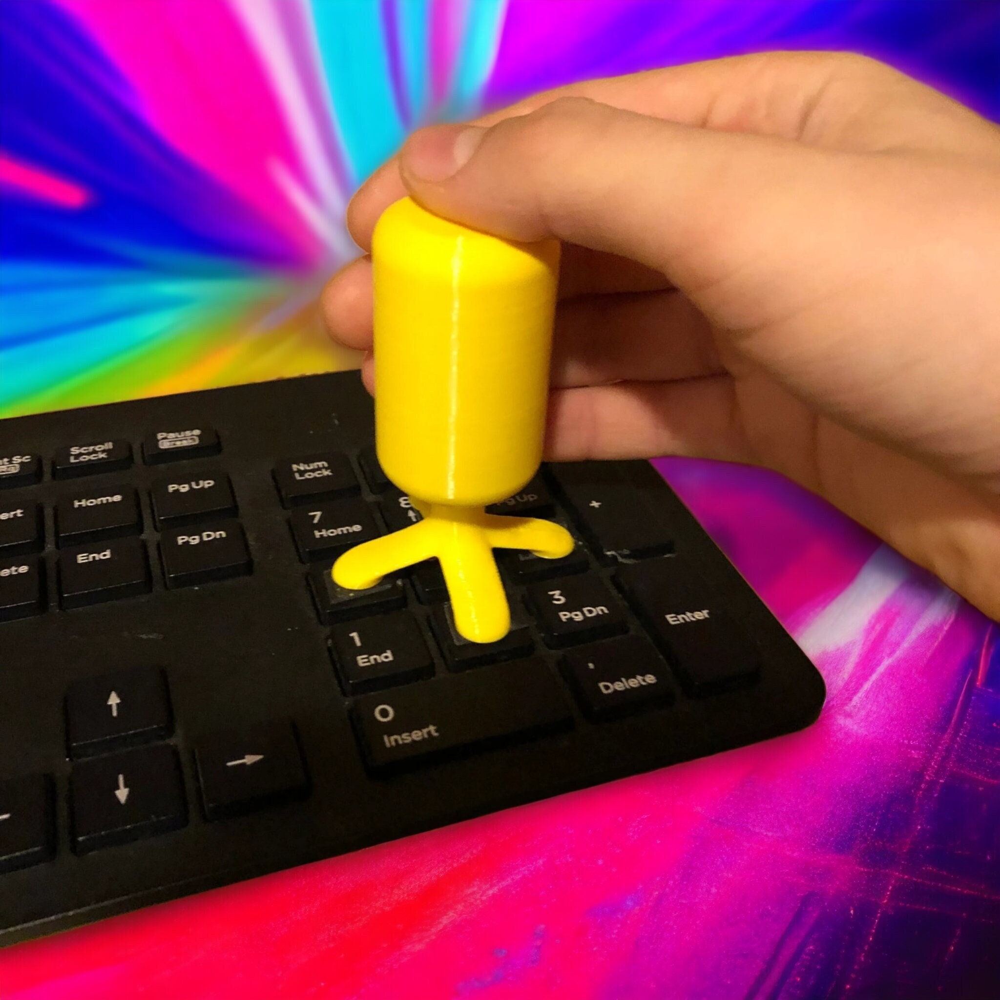 Set of 3 Minimalist Mehanical Custom Colors Gaming Keyboard Joystick ...