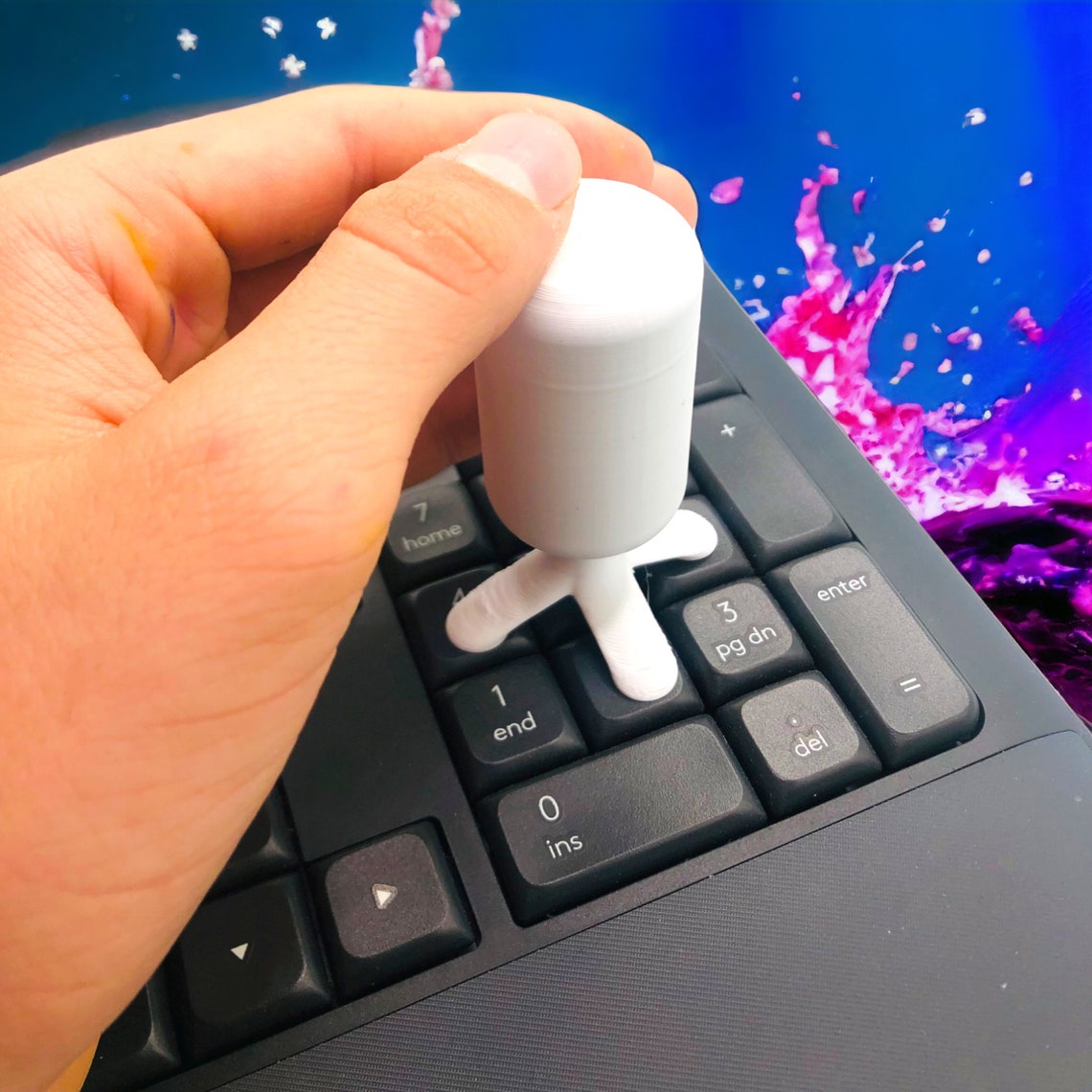 Mini Keyboard Joystick STL File 3D Print for Keyboard & Office STL File ...