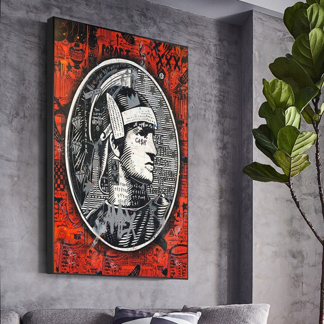 Retro Roman Soldier Posters Canvas Paintings Wall Art Prints Portrait ...