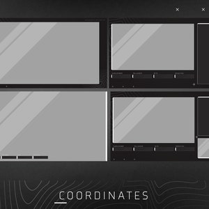 Animated Stream Overlay Package: Minimalist Black, White, Grey (digital ...
