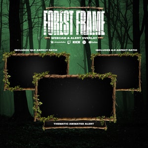 Woodland Forest Stream Overlay – Nature Webcam Theme (digital Download ...
