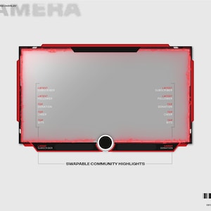 Fully Animated Twitch Camera Overlay - Minimal Design - Webcam Overlay ...