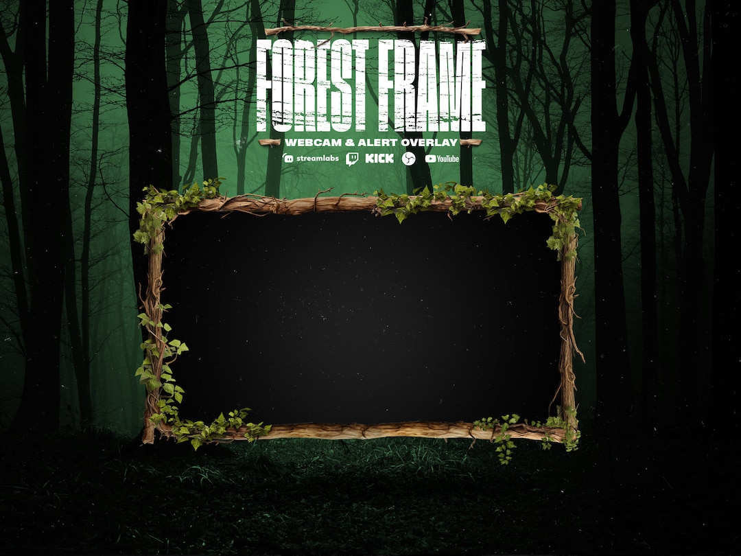 Woodland Forest Webcam Overlay - A Nature Stream Theme Webcam Overlay ...