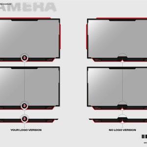 Fully Animated Twitch Camera Overlay - Minimal Design - Webcam Overlay ...